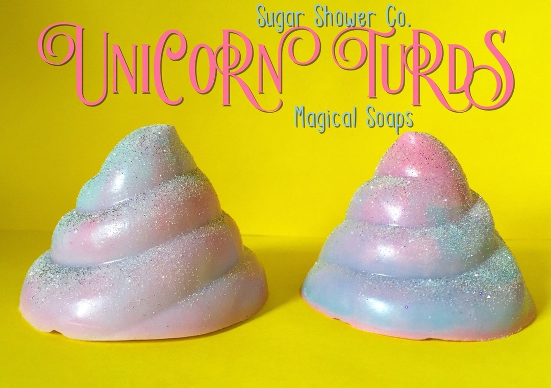 2 Piece Set of Unicorn Turd Soaps - Unicorn Soap - Unicorn Poop - Soaps ...