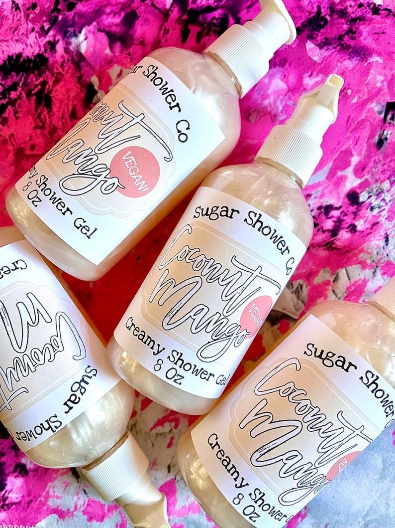 Coconut Mango Creamy Shower Gel - Body Wash - Etsy