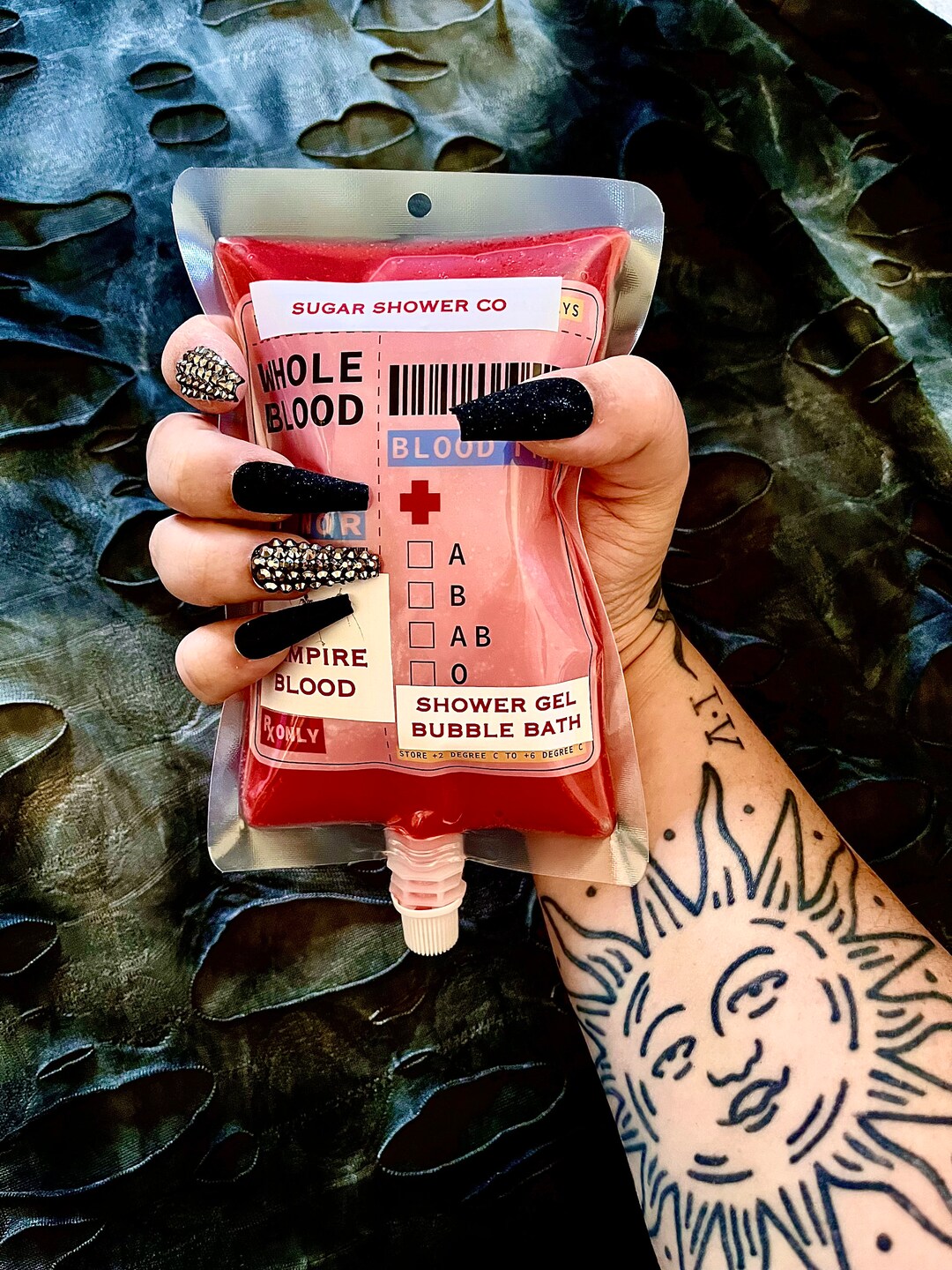 Vampire Blood Bag Shower Gel/bubble Bath - Body Wash - Halloween Soap ...