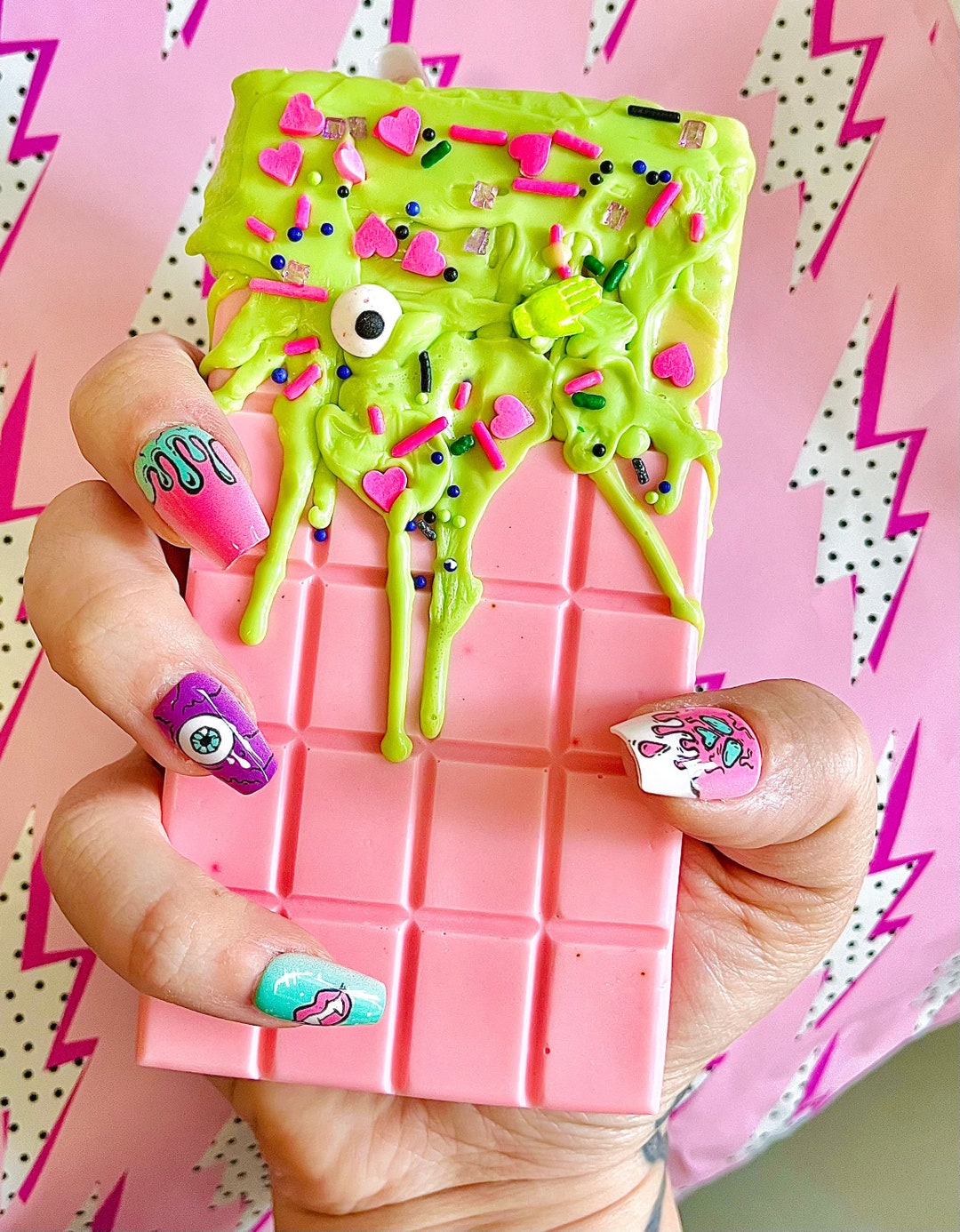 Franken-sweet Candy Soap Bar - Cotton Candy Soap - Foodie Soap Bar ...