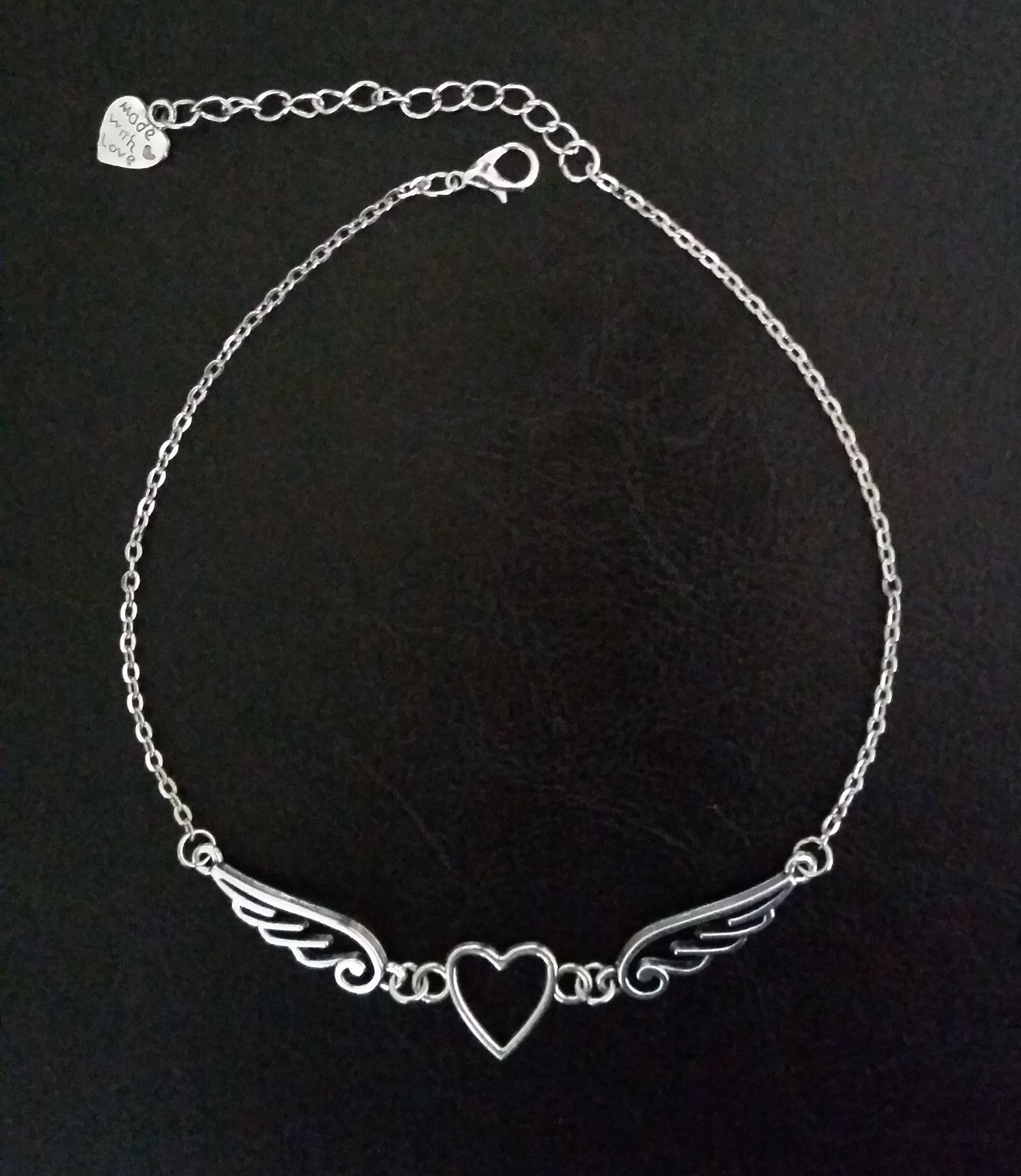 Heart Angel Wings Chokers/y2k Aesthetic Edgy Chokers/gothic Chokers ...