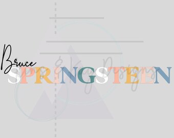 Bruce Springsteen SVG/PNG Digital Download - Bruce Springsteen on Stage ...