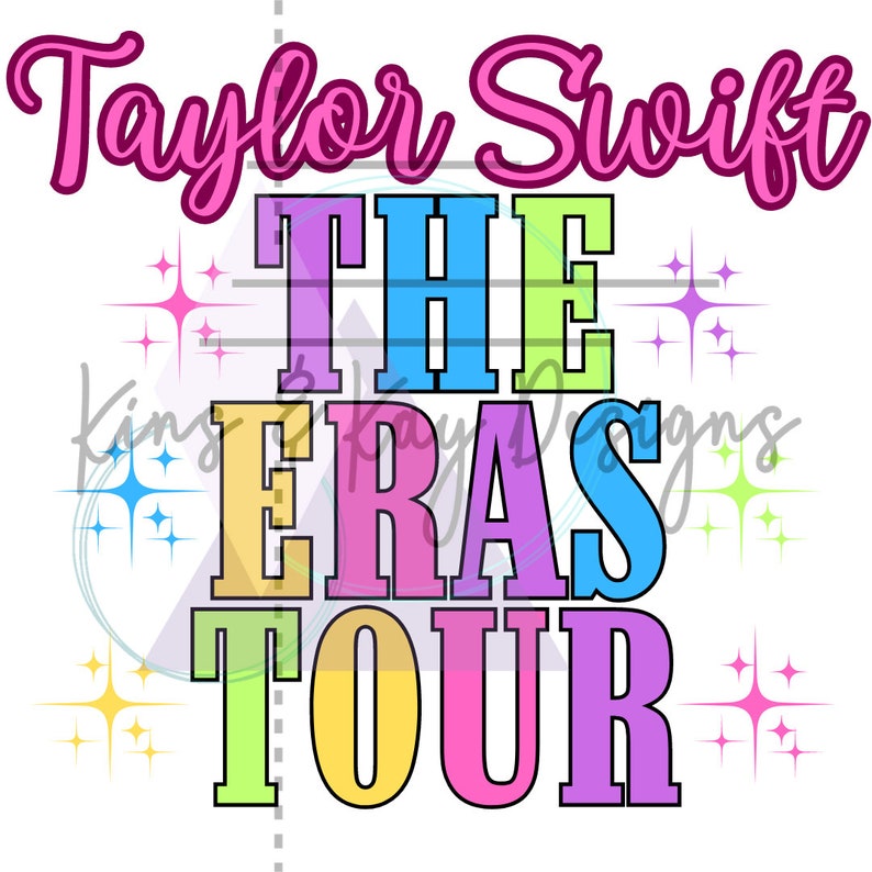 Taylor Swift Eras Tour PNG DIGITAL FILE the Eras Tour - Etsy