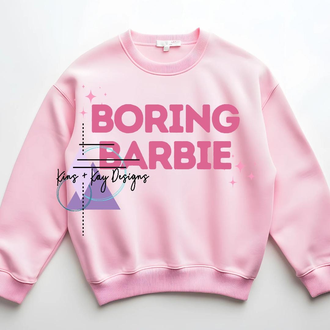 Boring Barbie T-shirt - TLOAS - Comfort Colors - Etsy