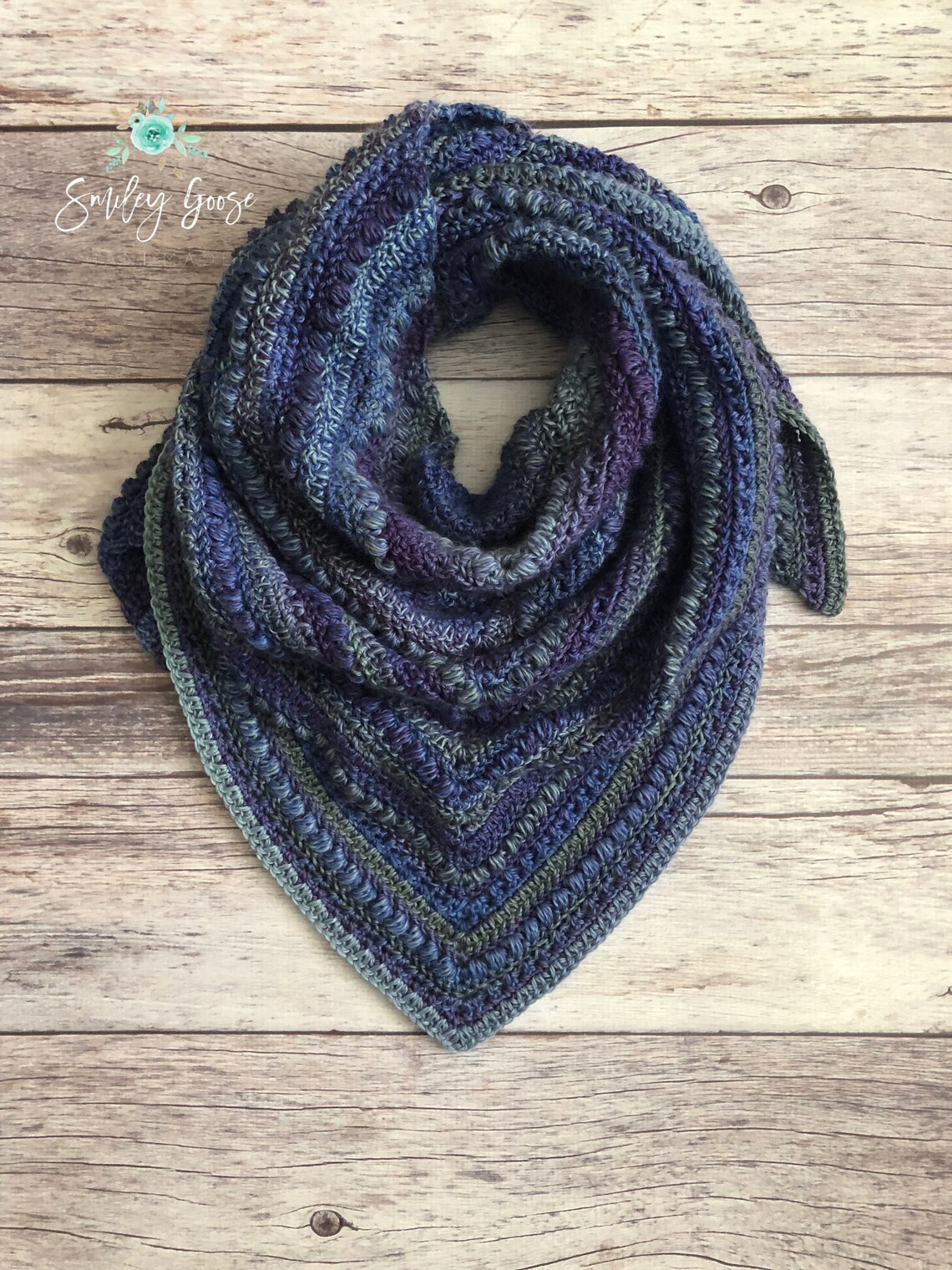 CROCHET SCARF PATTERN: Isla Triangle Scarf Triangle Scarf - Etsy