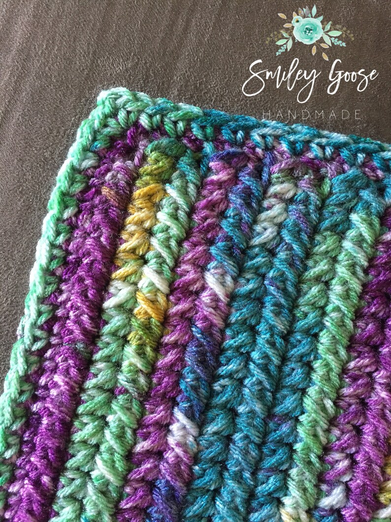 CROCHET BABY BLANKET Pattern: Kayson Baby Blanket, Easy Crochet Afghan ...