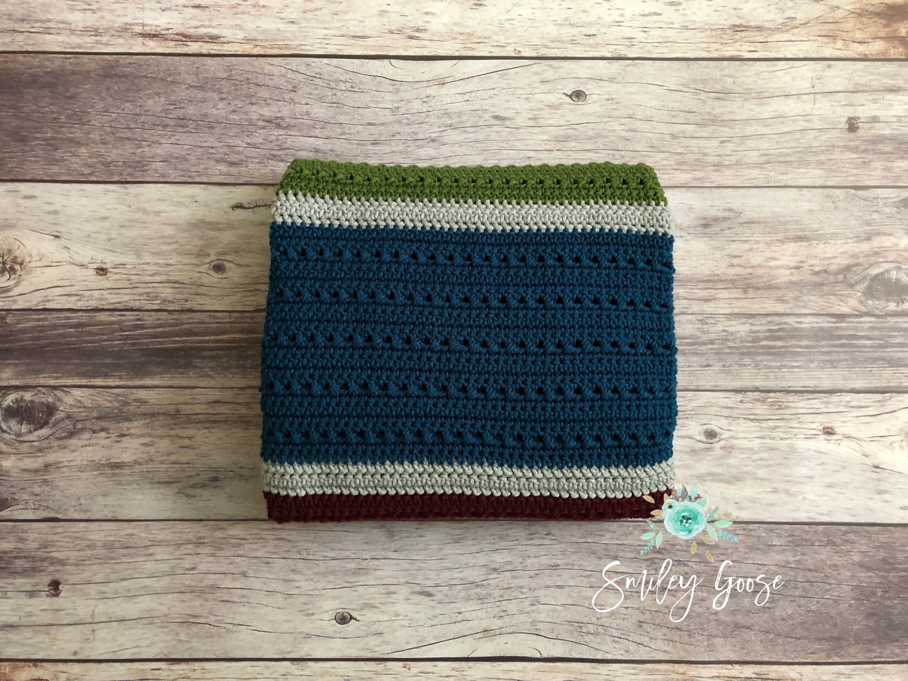 CROCHET BLANKET PATTERN: Rowan Throw Blanket, Easy Crochet Afghan ...