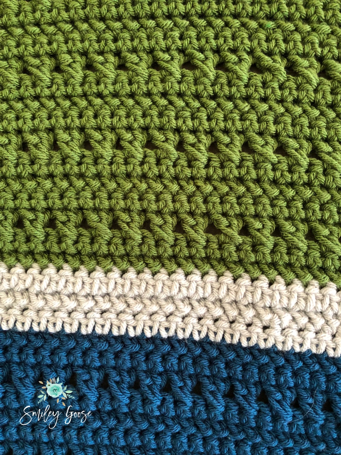 CROCHET BLANKET PATTERN: Rowan Throw Blanket, Easy Crochet Afghan ...