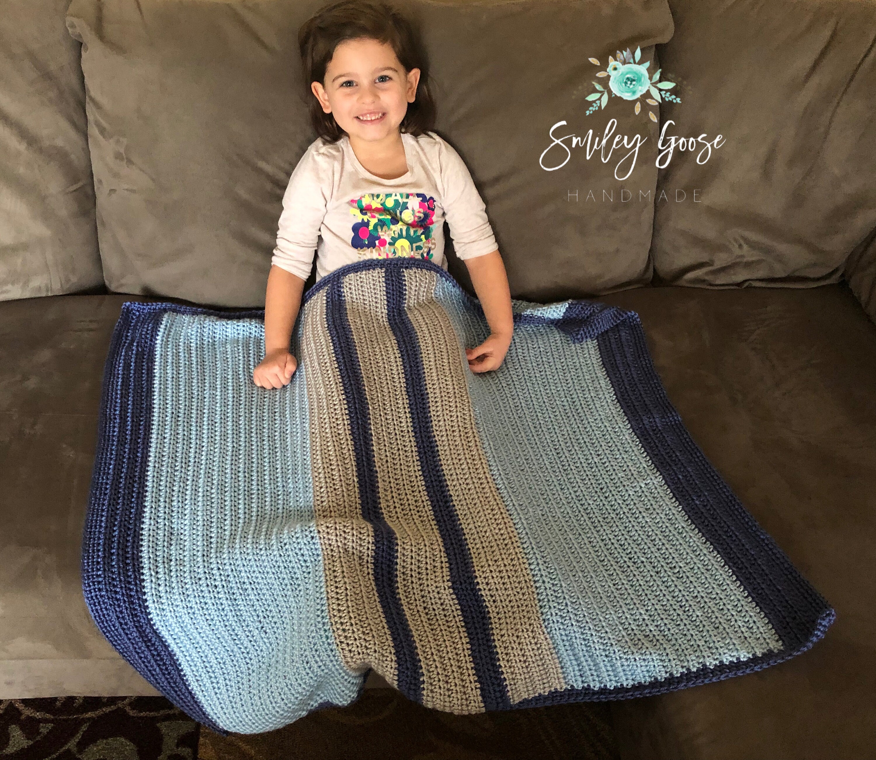 CROCHET BABY BLANKET Pattern: Reed Baby Blanket Easy Crochet - Etsy