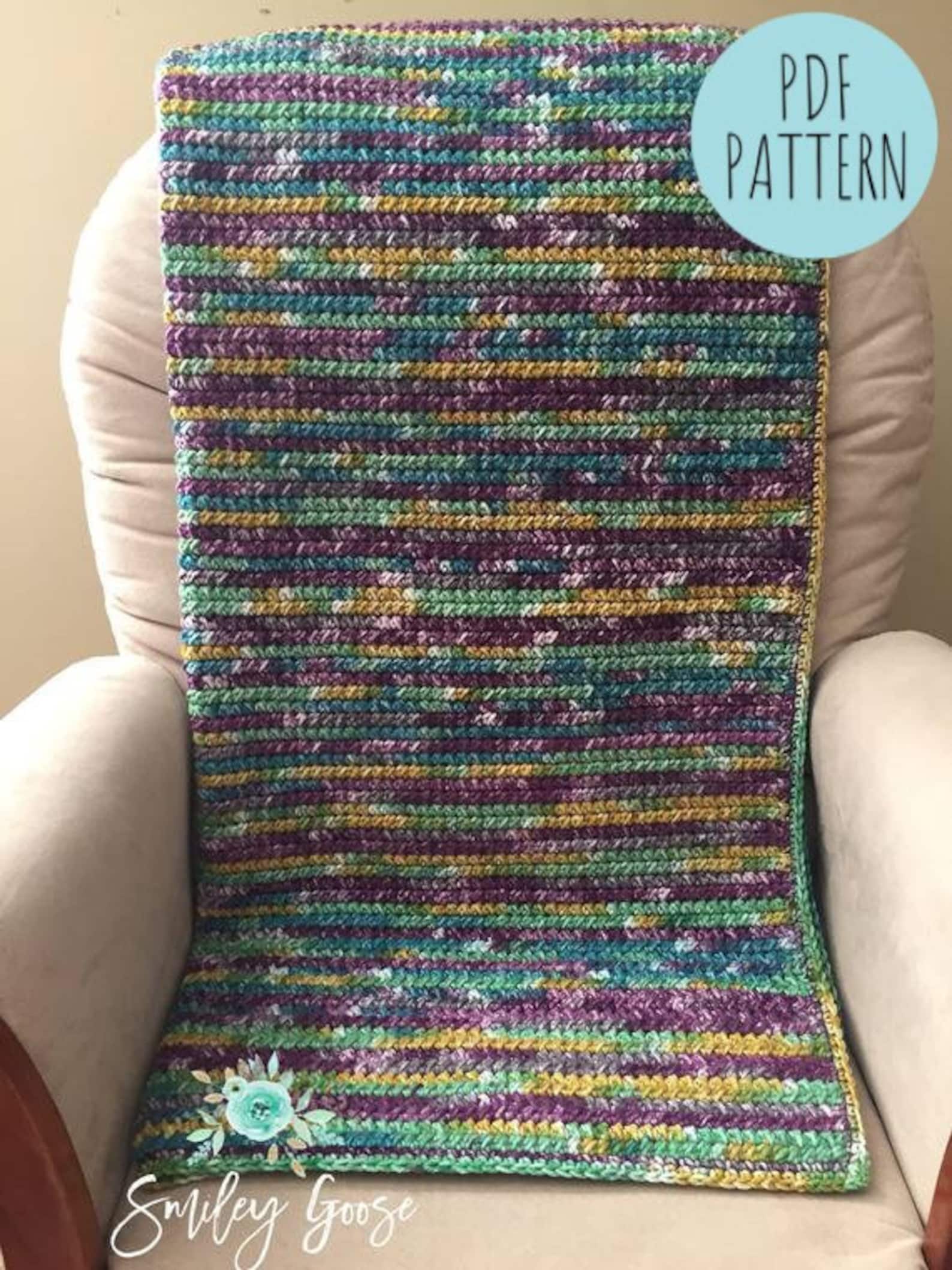 CROCHET BABY BLANKET Pattern: Kayson Baby Blanket, Easy Crochet Afghan ...