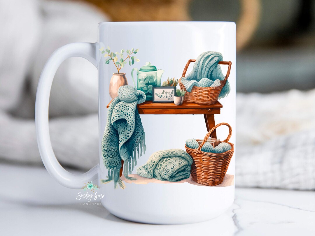 Yarn Coffee Mug, Yarn Mug, Yarn Lover Gift, Yarn Gifts, Crochet Lover ...