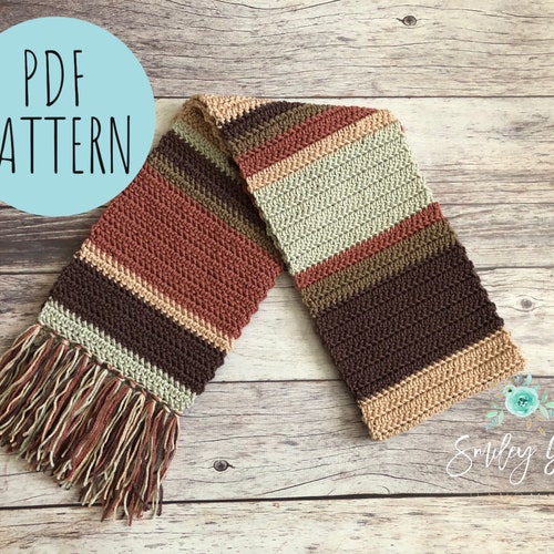 Football Scarf Pattern Crochet - Etsy