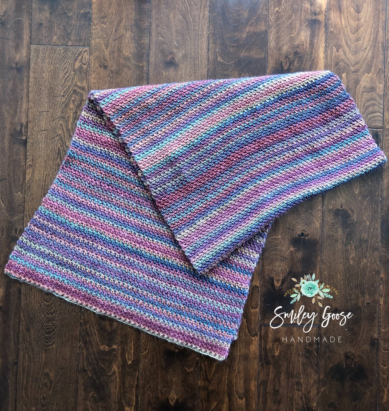 CROCHET SCARF PATTERN: Arden Blanket Scarf Easy Scarf - Etsy