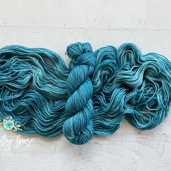 Teal Yarn - Etsy