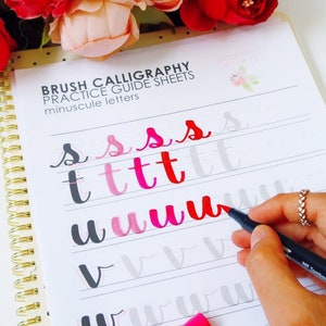 BUNDLE: Beginner's Brush Lettering Workbook - Etsy