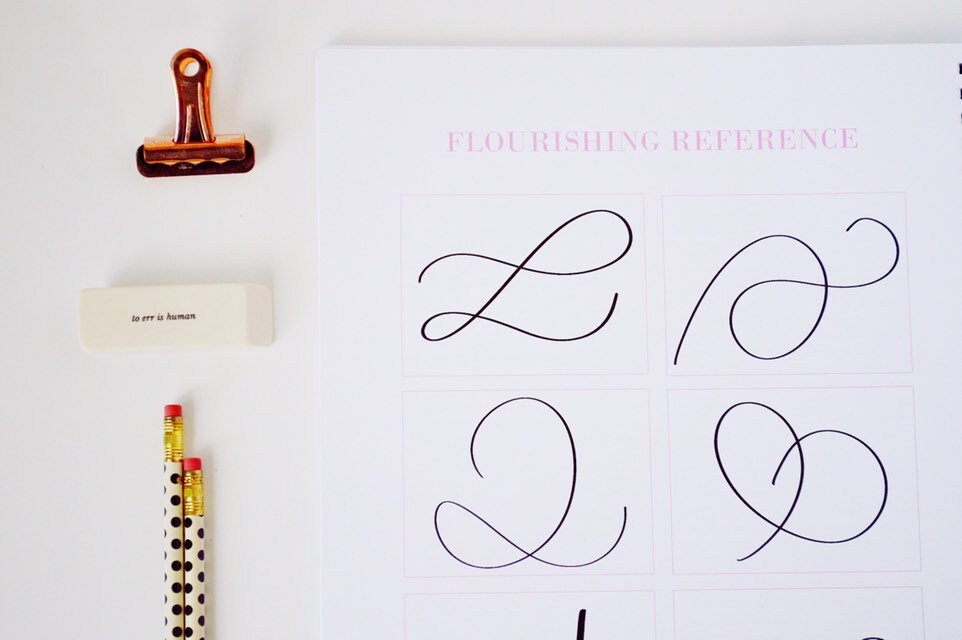 Ebook Brush Lettering Guide Workbook - Etsy