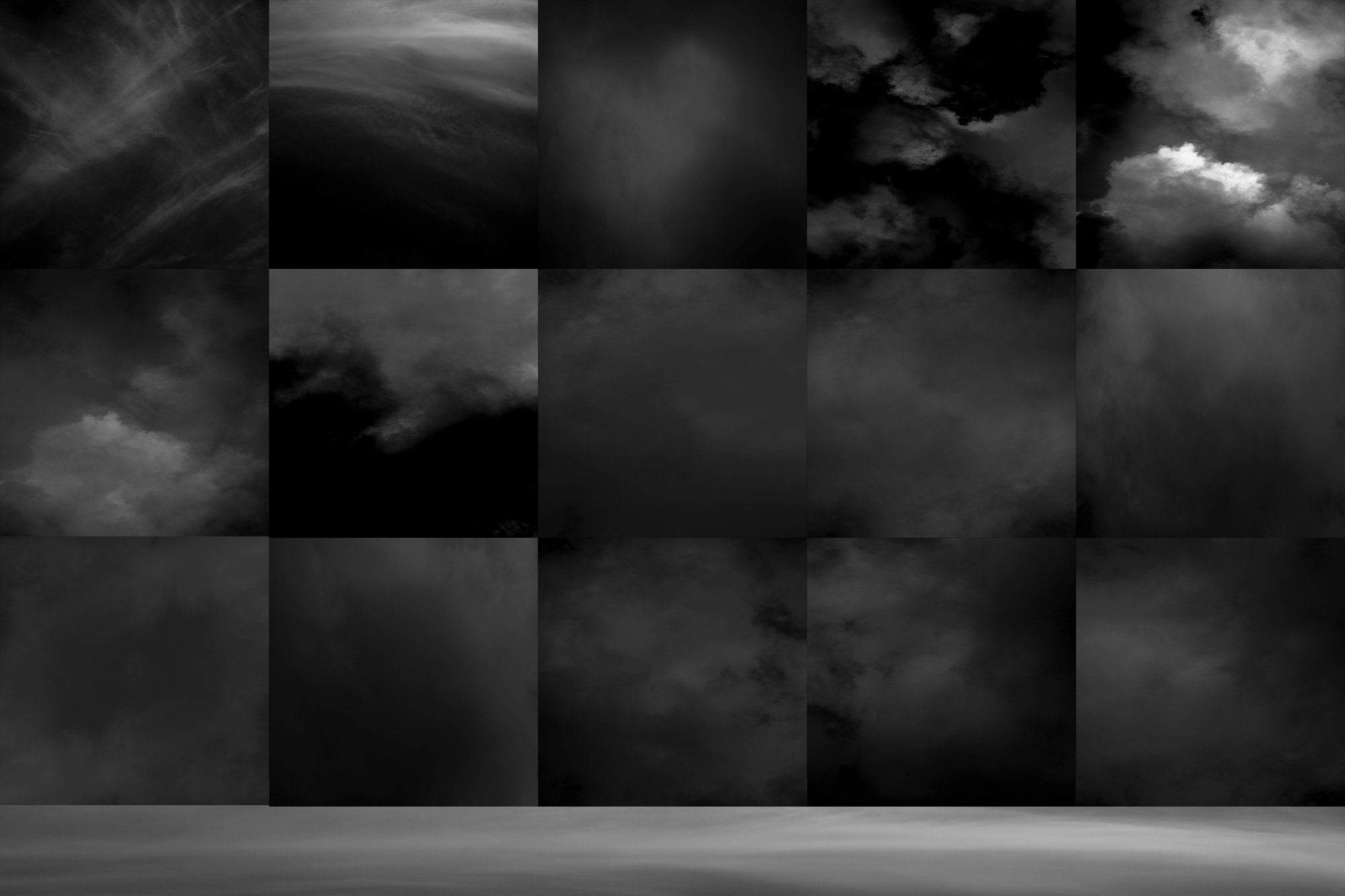 Sunset Sky Digital Backdrops / Overlays Clouds Photoshop | Etsy