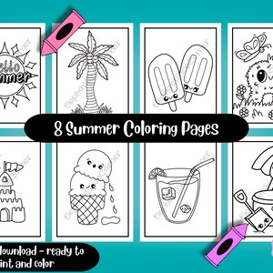 Summer Coloring Pages | Printable Coloring Pages for Kids and Adults ...