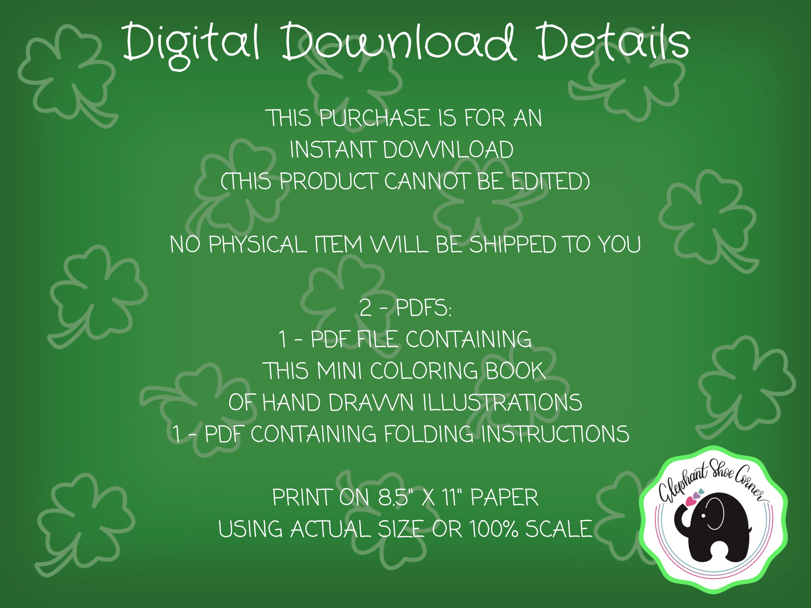 St. Patrick's Day Mini Coloring Book | Printable Coloring Pages | St ...