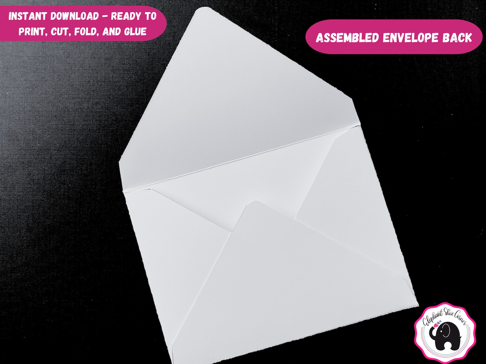 Printable Envelope Template | A2 Envelope PDF Template | Greeting Card ...