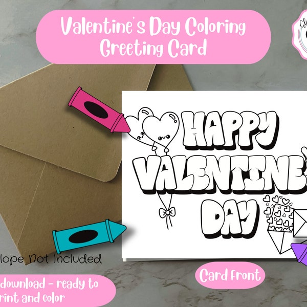 Diy Valentine Card - Etsy