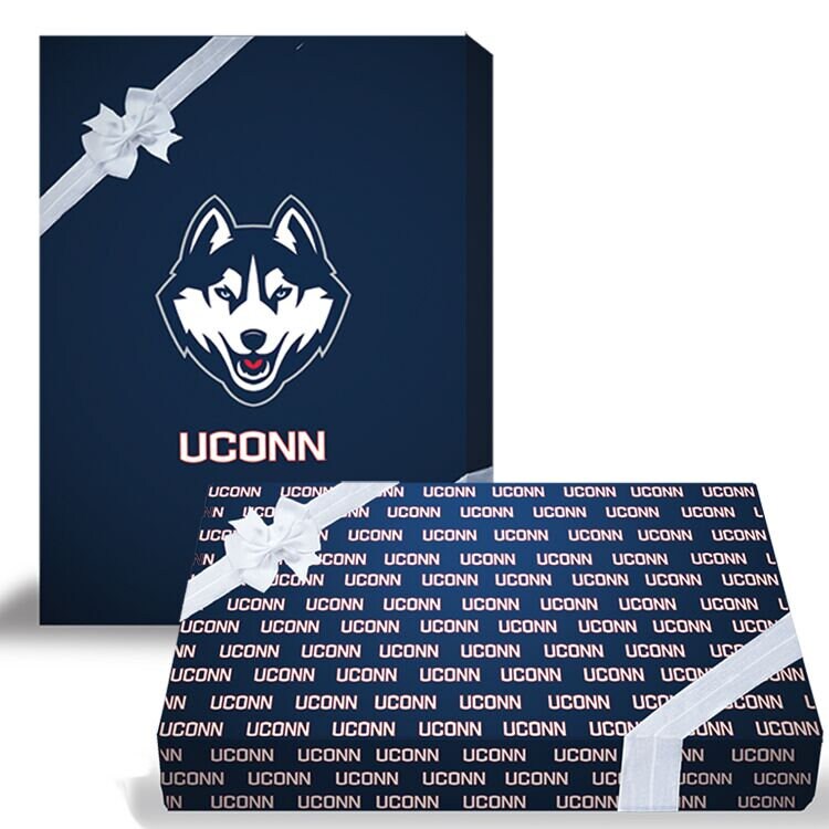 UCONN Husky Reusable, Stretch Fabric, Gift Wrap, Sale, Combo Pack, - Etsy