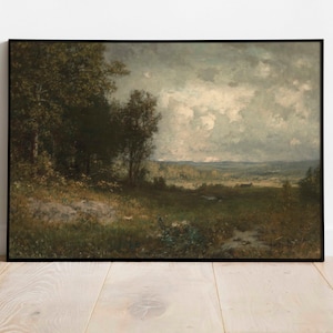 House in the Meadow Framed Artwork | Paper Print | Home Decor | Vintage ...