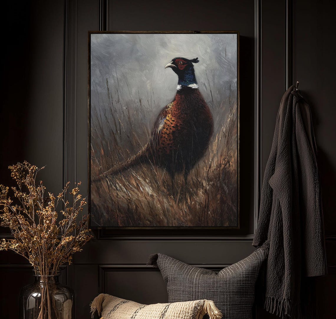 Pheasant of the Fall Art | Paper Print | Fall Wall Art | Simply ...