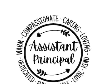 Principal Sublimation PNG, Assistant Principal, Back to School ...