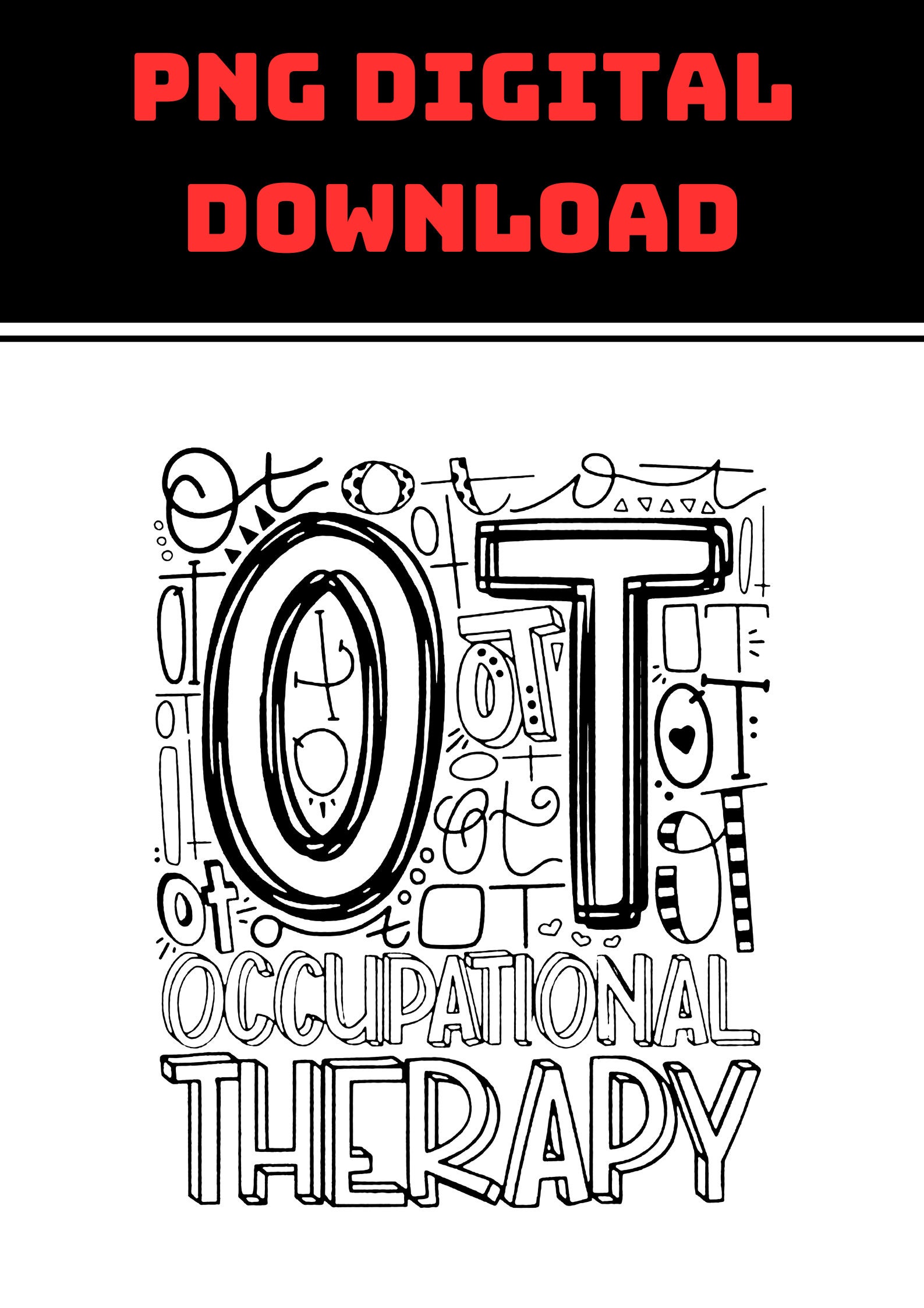 Occupational Therapy Png, OT, PNG, Digital Download - Etsy
