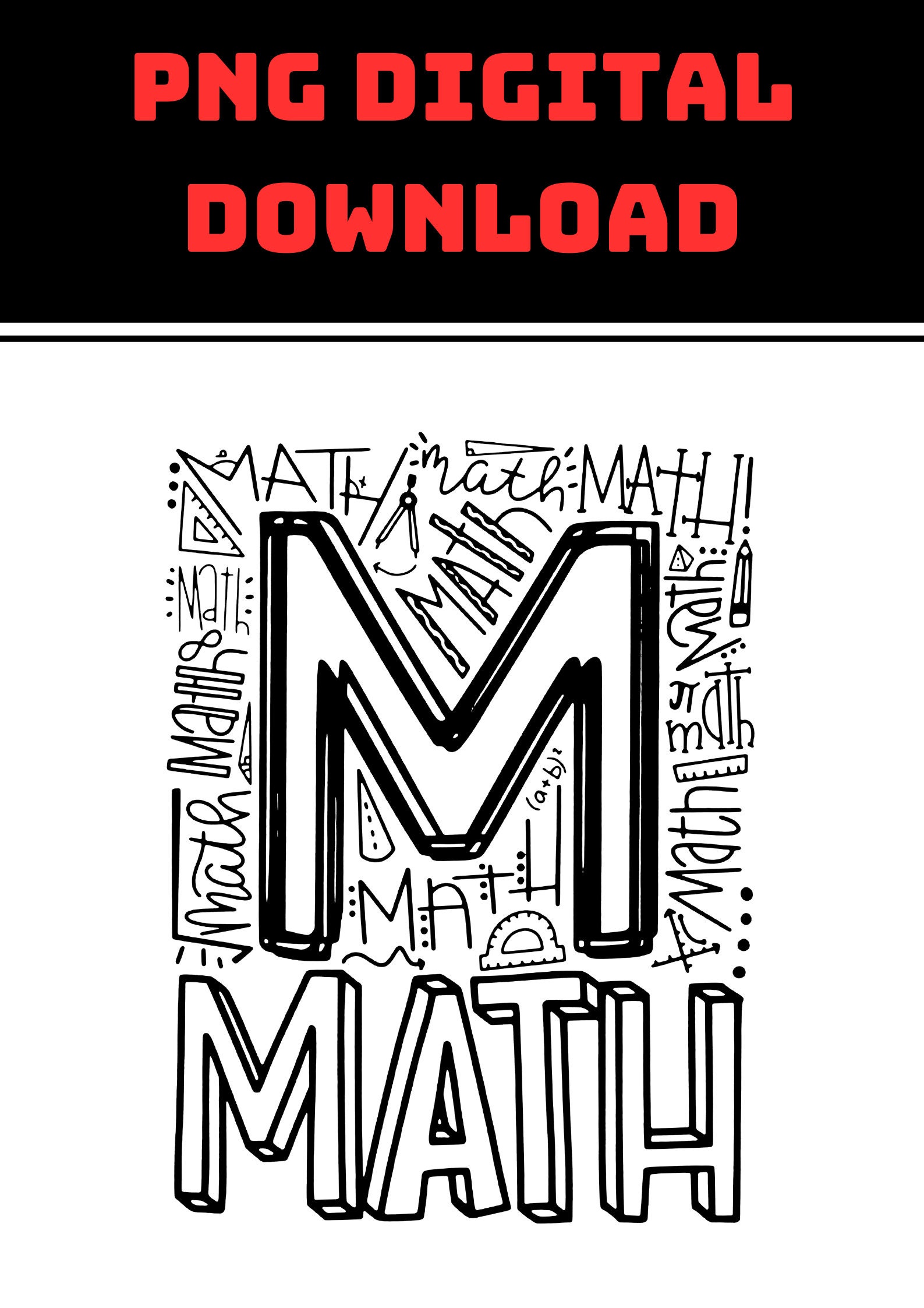 Math Teacher Png, Math Png, Instant Download Png - Etsy