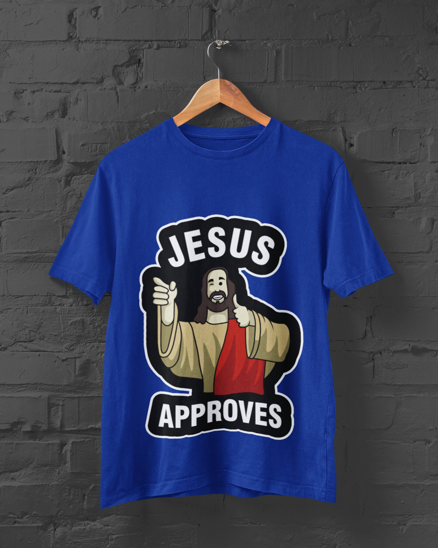 Jesus Approves Spn, Cool Jesus Png, Buddy Christ Png - Etsy