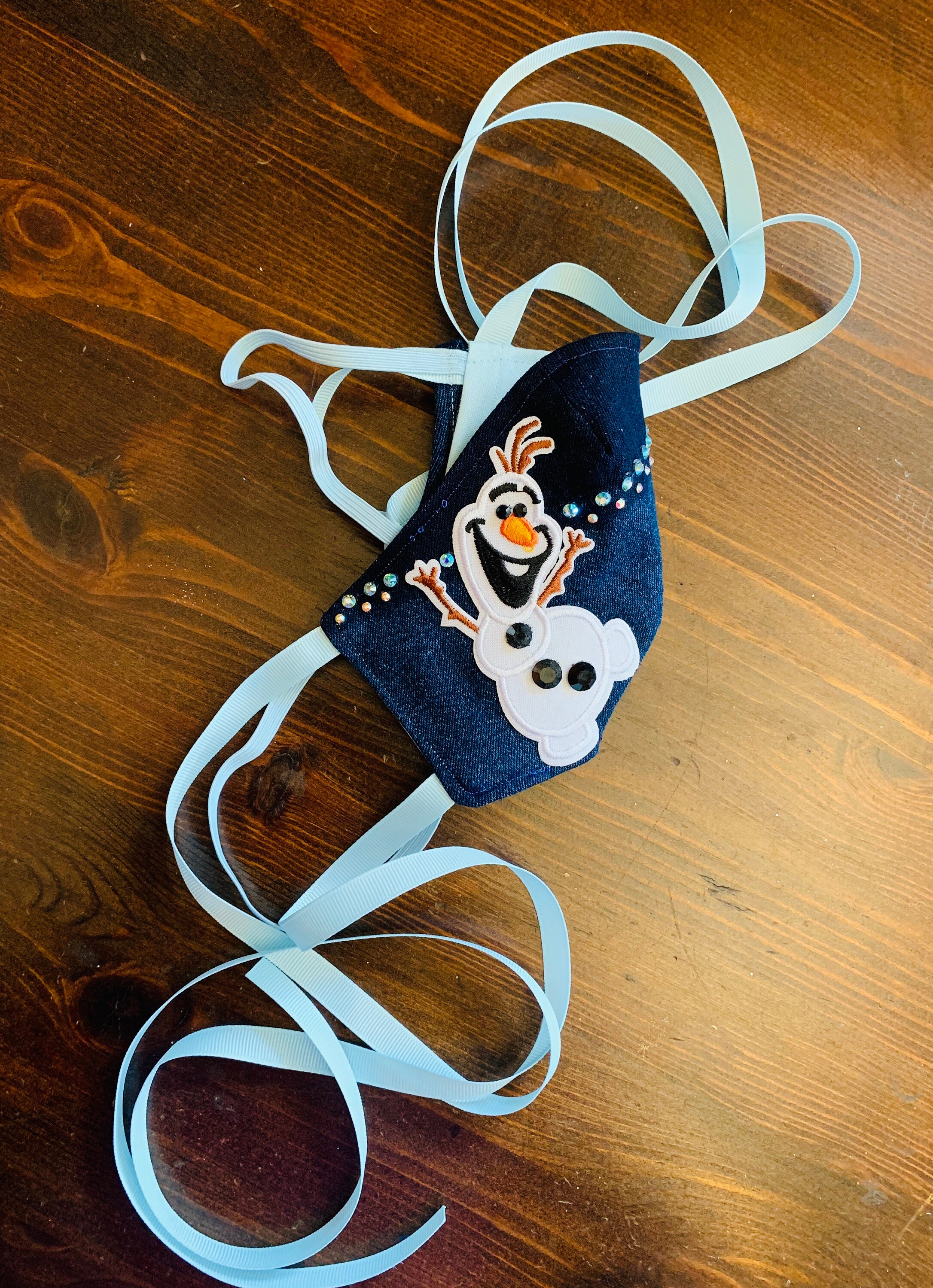 PM 2.5 filter included -Childs Frozen Olaf Mask with Filter Pocket and ...