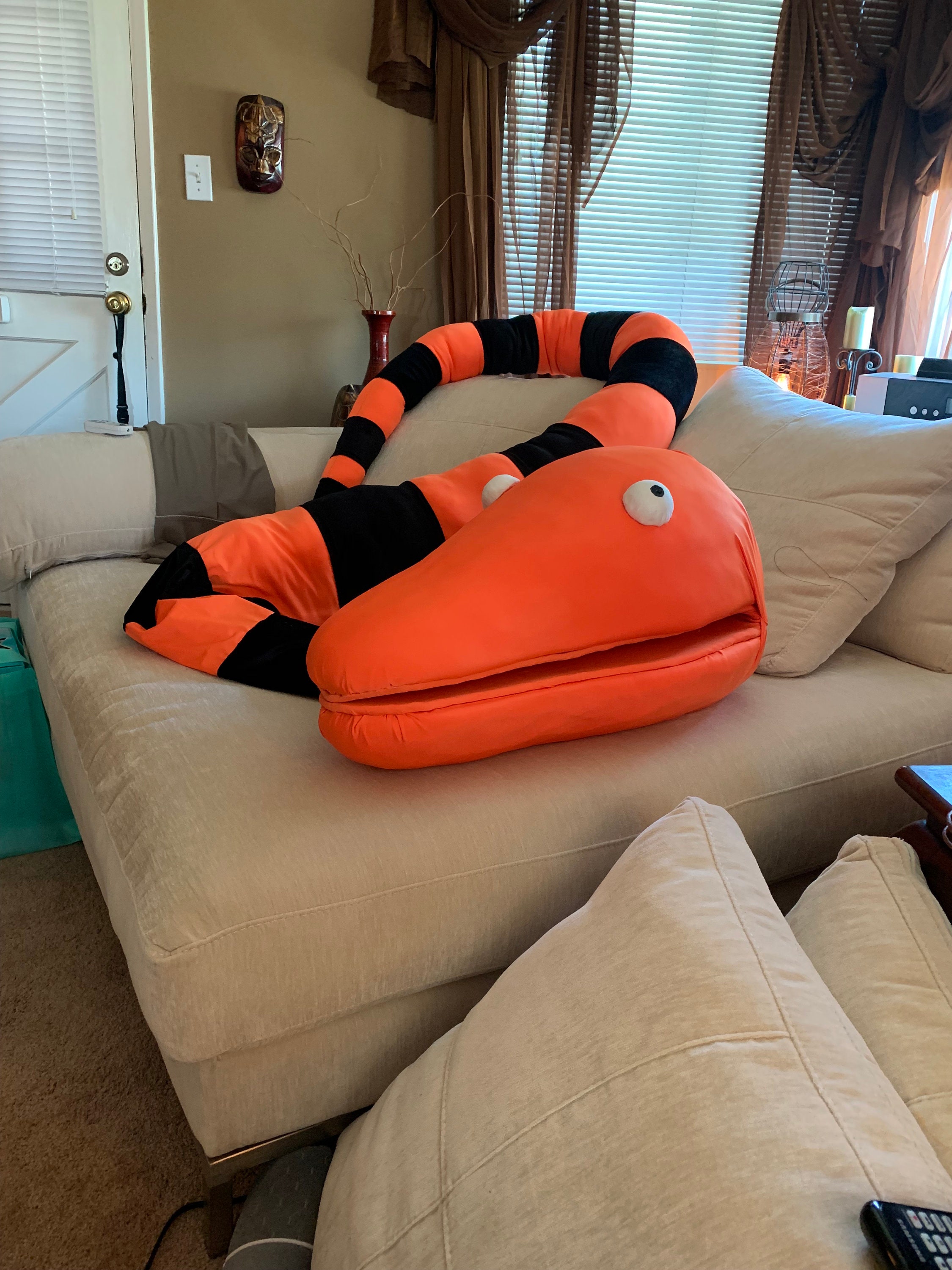 Nightmare Before Christmas Snake - Life Size