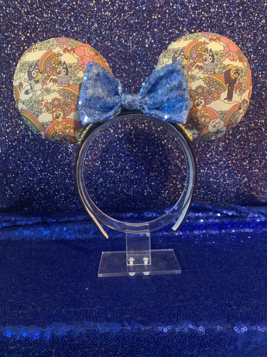 Cottagecore Bluey Mouse Ears - Etsy