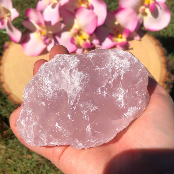 Large Rose Quartz - Etsy