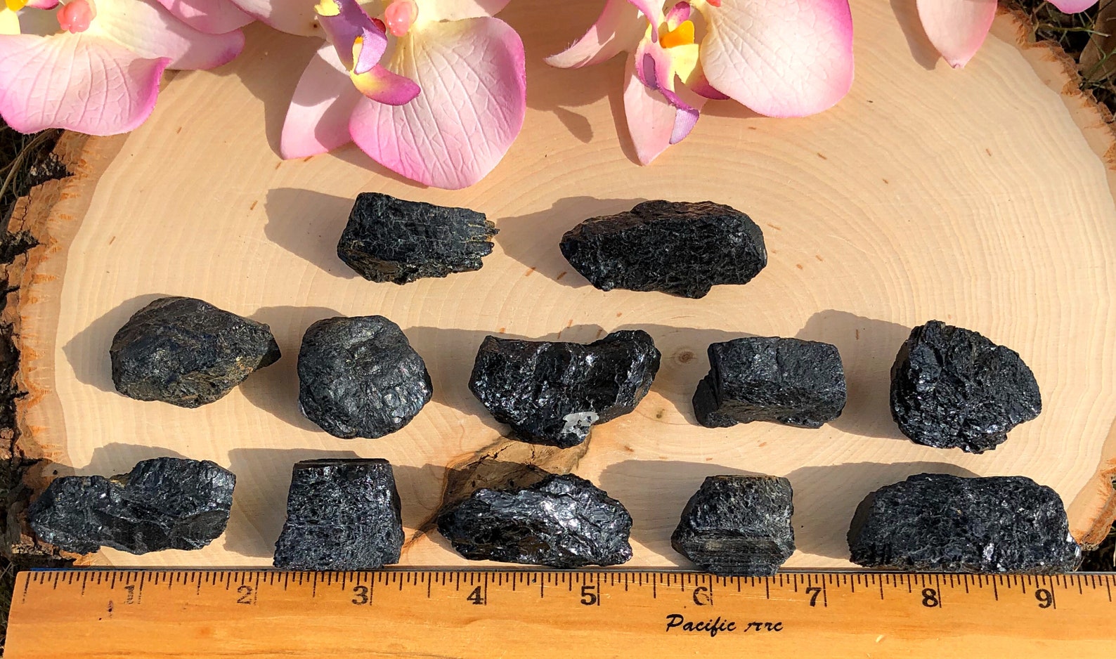 Rough Black Tourmaline Black Tourmaline Raw Black Tourmaline | Etsy