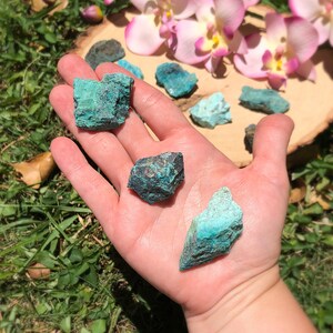 Natural Raw Chrysocolla Crystal, Rough, Stone, Gemstone, Harmony ...