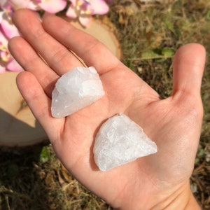 Clear Quartz Chunk Clear Quartz Raw Rough Clear Quartz Raw Clear Bulk ...