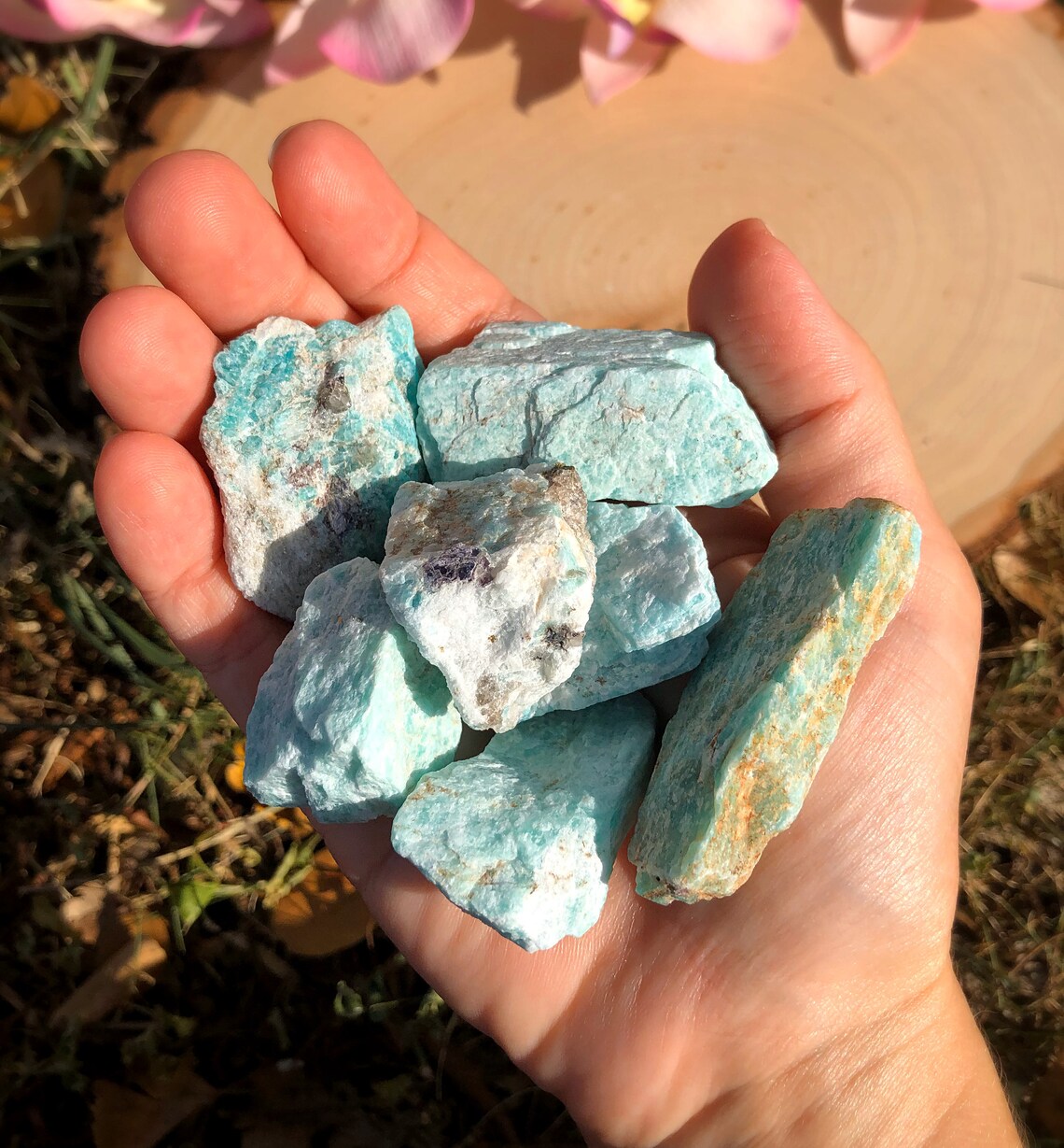 Amazonite Raw Chunk Rough Amazonite Raw Amazonite Crystal - Etsy