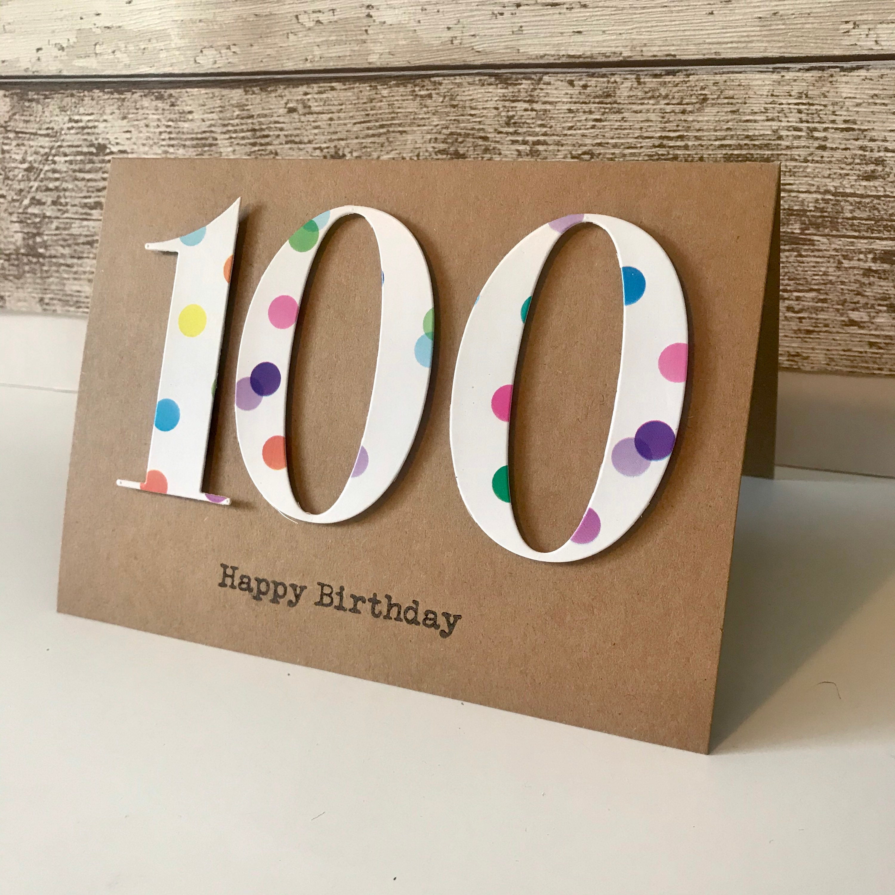 Birthday Card Age 100 Birthday Card 100 100 Birthday Card Etsy UK birthday-card-age-100-birthday-card-100-100-birthday-card-etsy-uk