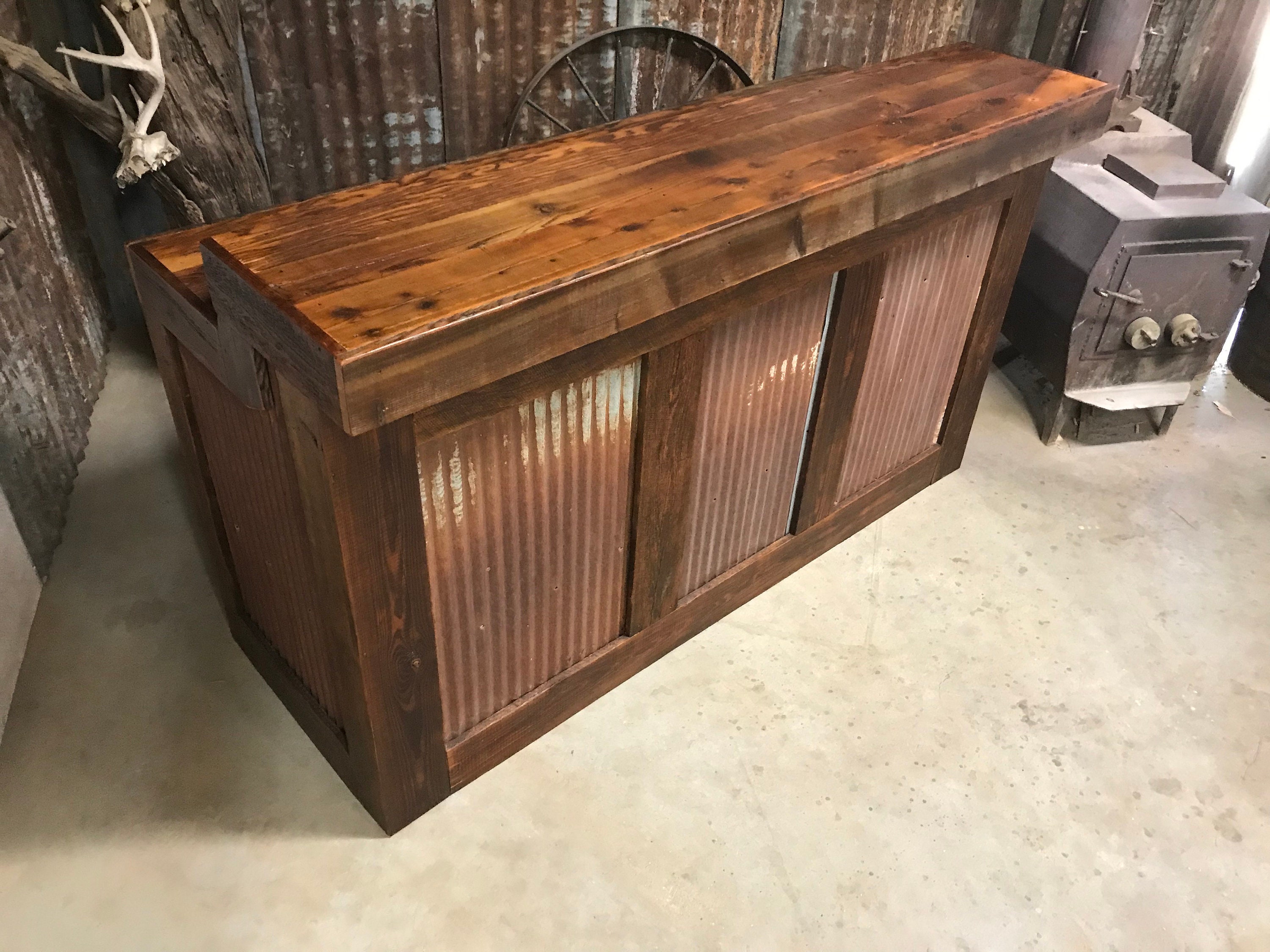 Barn Tin Bar
