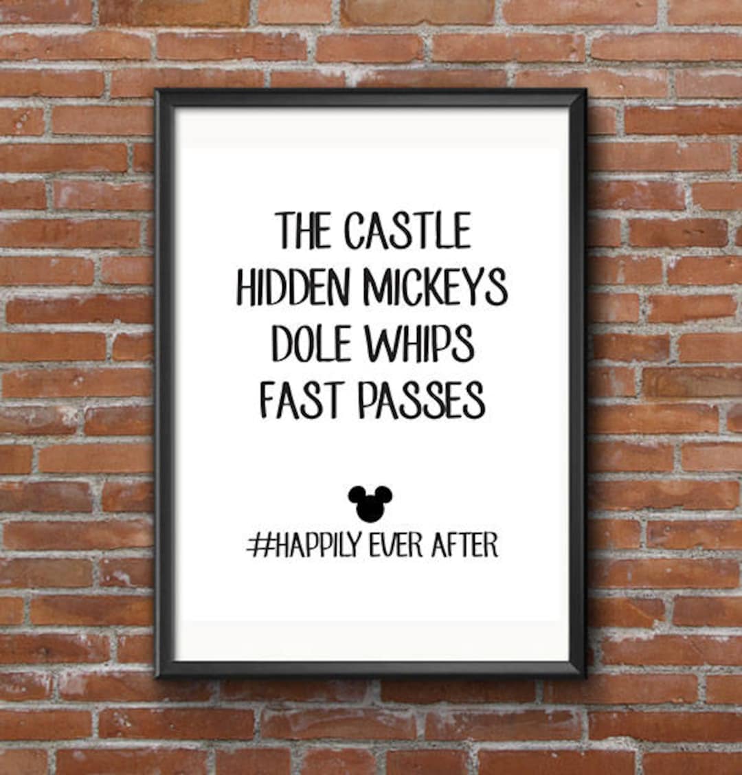 Happily Ever After Art Print - Printable - Etsy