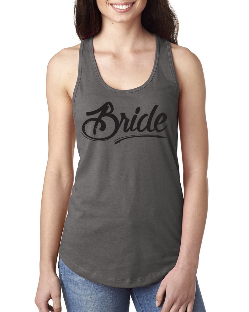 Bride Tank Top Bachelorette Party Squad Girls Night Wedding - Etsy