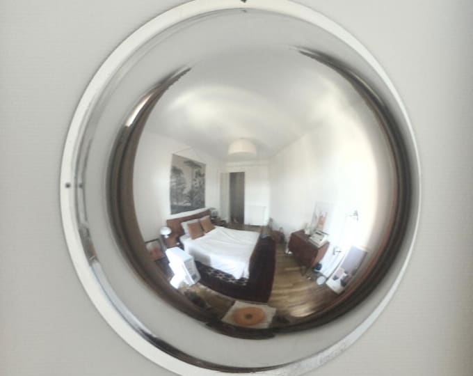Miroir Convexe 360 Fish-eye 60cm Diameter - Industrial Vintage Mirror ...