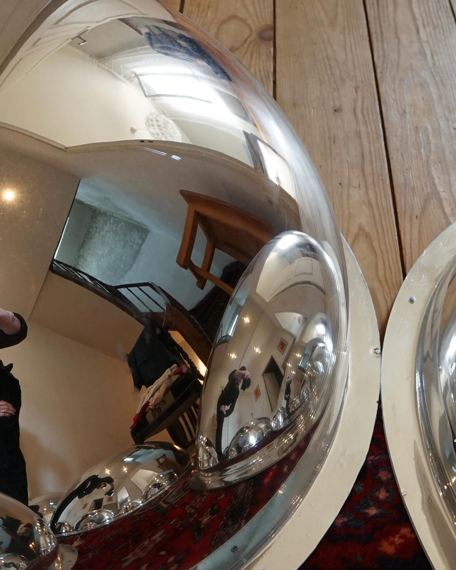 Miroir Convexe 360 Fish-eye 60cm Diameter - Industrial Vintage Mirror ...