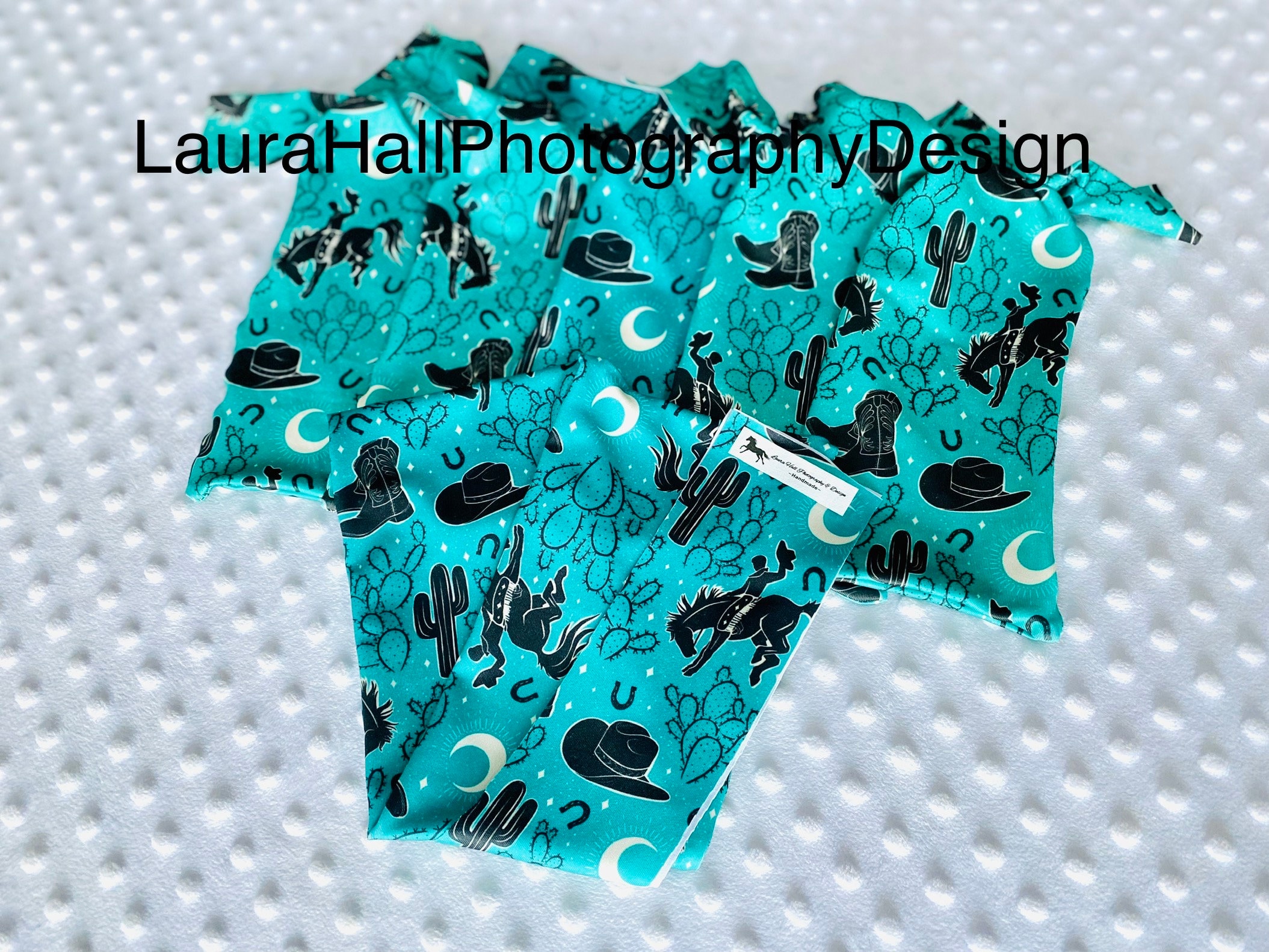 Teal Cowboy Tail and Mane Bag Set, Horses Tail Mane Bag Set, Mane Bag ...