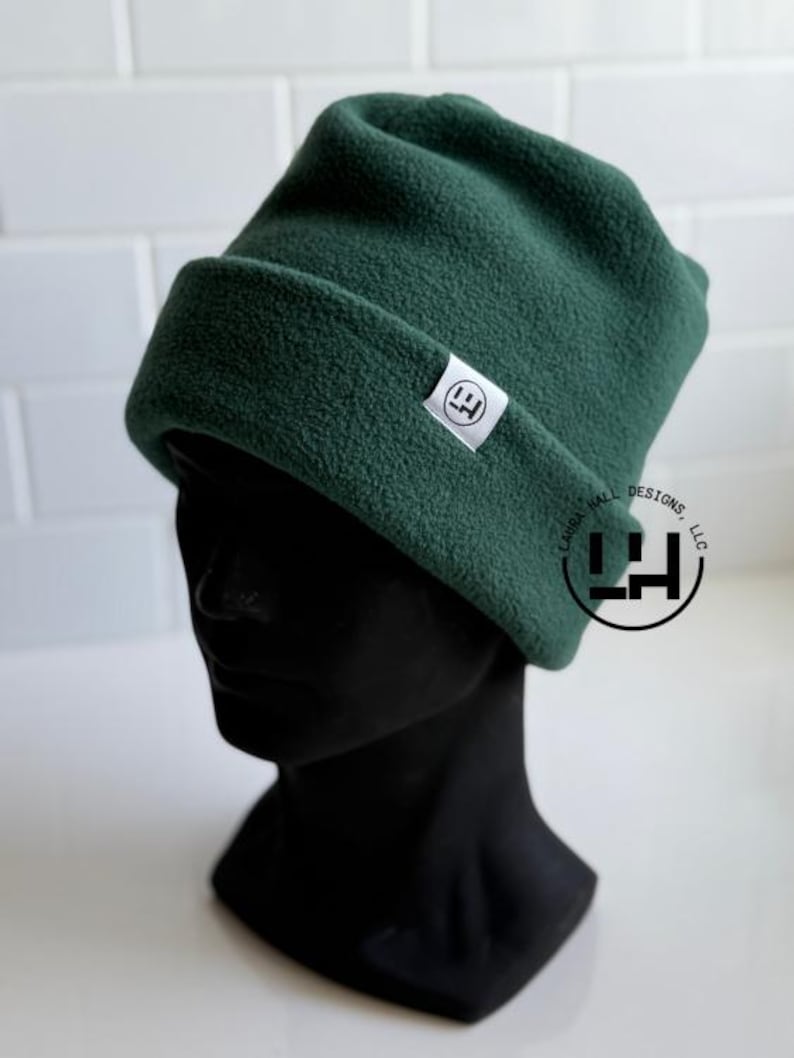 Fleece Beanie, Retro Fleece Beanie, Fleece Hat, Retro Four Point Beanie ...