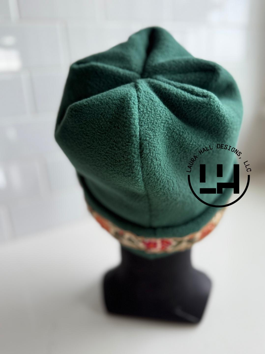 Fleece Beanie, Retro Fleece Beanie, Fleece Hat, Retro Four Point Beanie ...