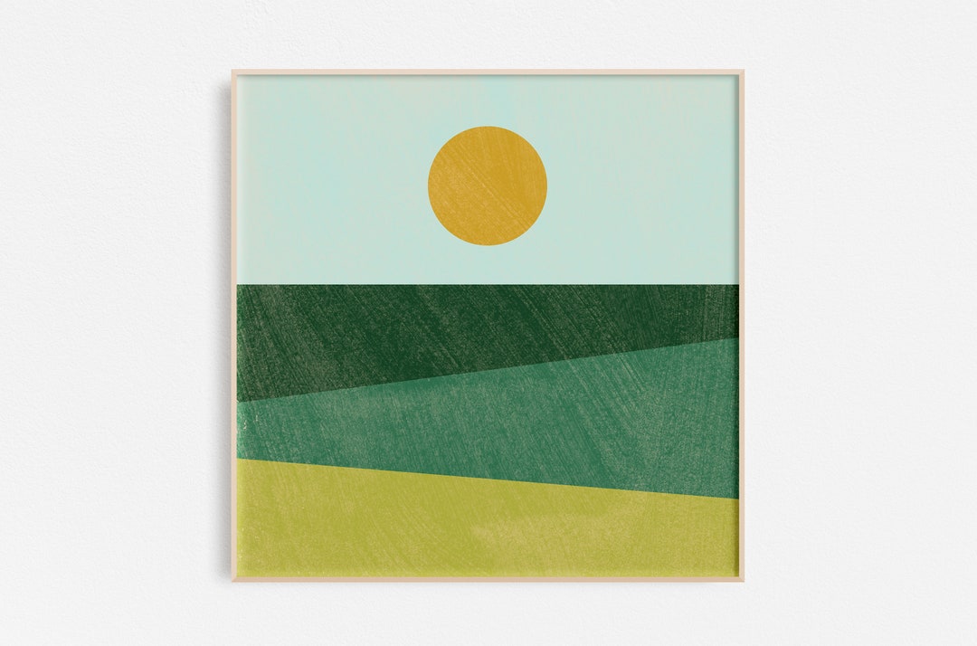 Sunshine Print | Sunshine Art | Landscape Print | Printable Art ...